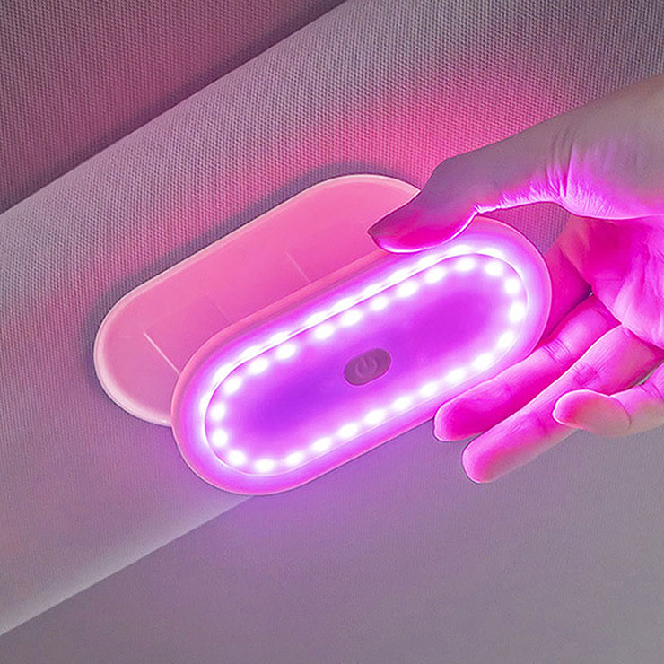 マグネット着脱式「LEDルームランプ」 車やクローゼットの中などに便利なコンパクトサイズ ｜デザインを深掘り MdN