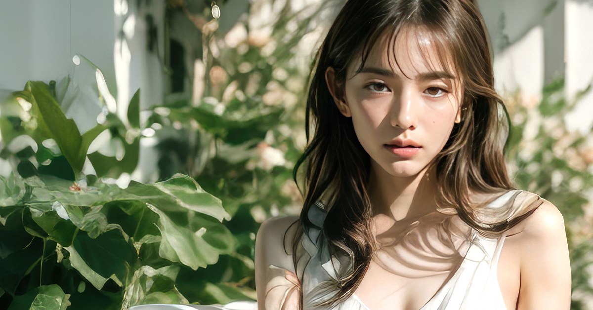 当初は実在の人物風に展開 〜AIグラビアアイドル「藤原れい」の写真集発売のニュースで感じたこと〜 ｜デザインを深掘り MdN