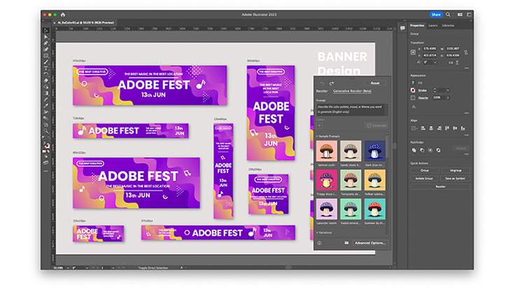 Adobe Illustratorでも話題のジェネレーティブAI「Firefly」の機能の利用が可能に ｜デザインを深掘り MdN
