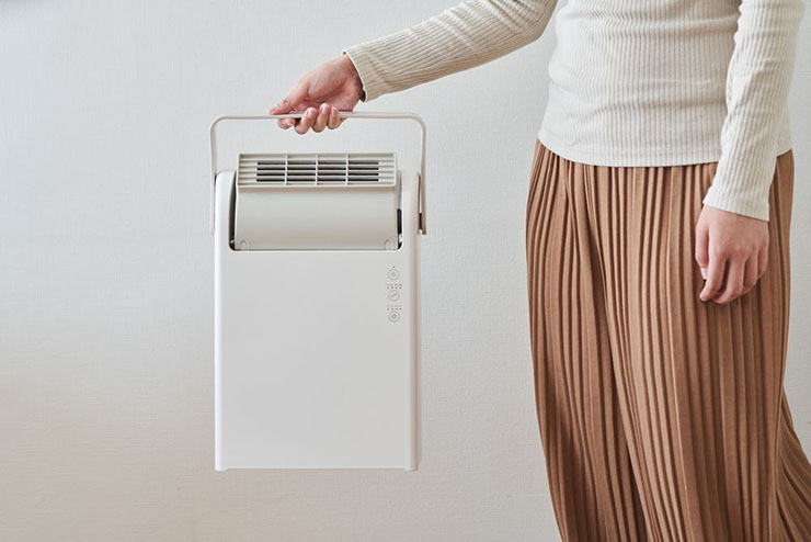 ドウシシャ、上を向く大風量セラミックヒーター「Pocara」を発売 ｜デザインを深掘り MdN