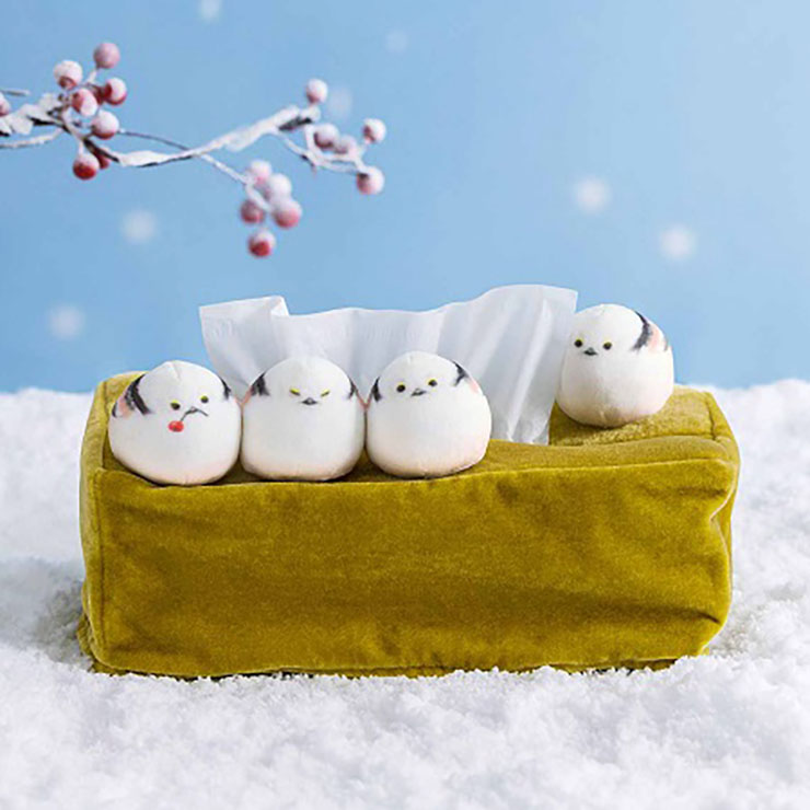 フェリシモ、“雪の妖精”を再現した「シマエナガのボックスティッシュカバー」を発売 ｜デザインを深掘り MdN
