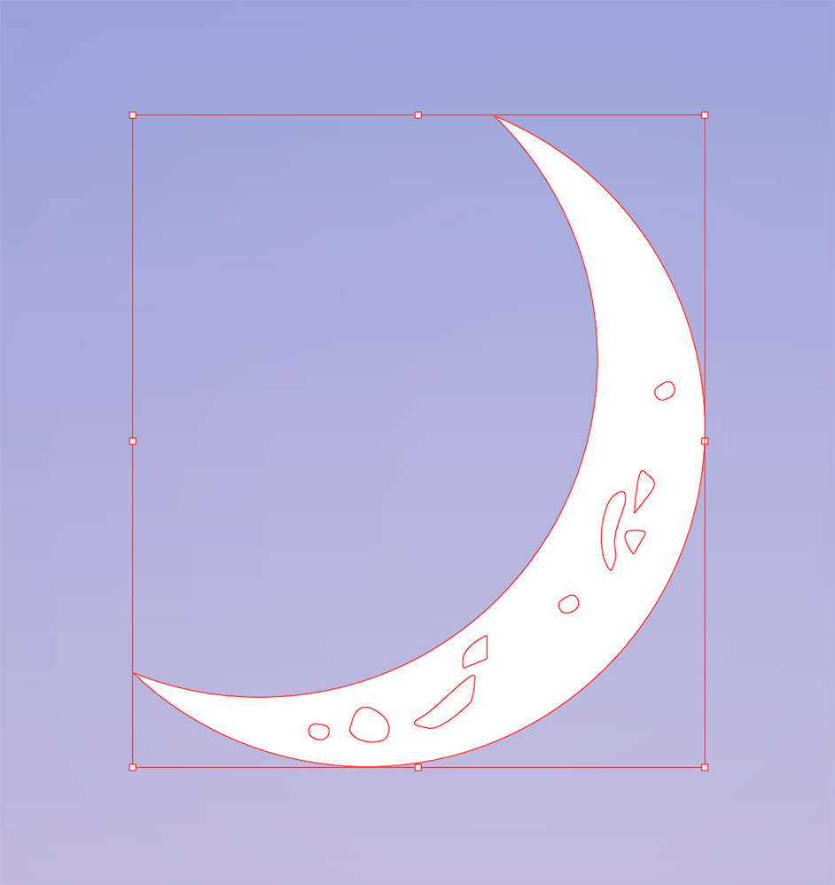 Illustrator初心者におすすめ！月が浮かぶ幻想的な風景（月・雲・グラデーションの空の作り方） ｜デザインを深掘り MdN