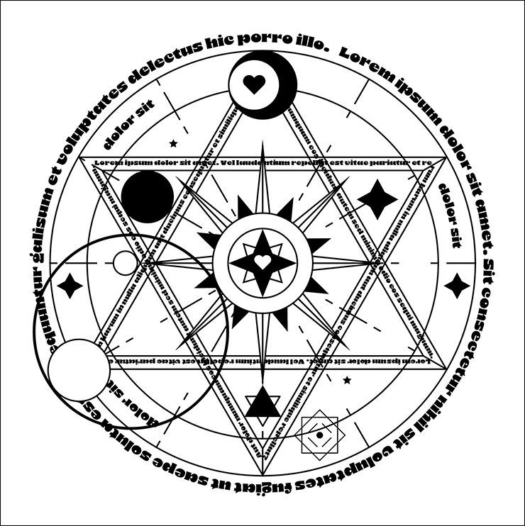 【Illustrator】魔法陣を描く ｜デザインを深掘り MdN