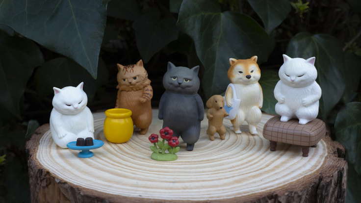 ケンエレファント、カマノレイコ氏が描くぽってりした動物たちのカプセルトイを発売 ｜デザインを深掘り MdN