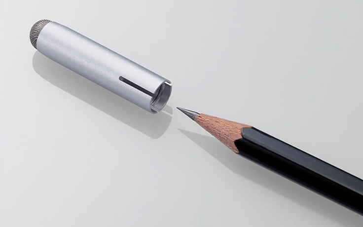 エレコム、市販の鉛筆に装着するだけで使える「キャップ型タッチペン」を発売 ｜デザインを深掘り MdN