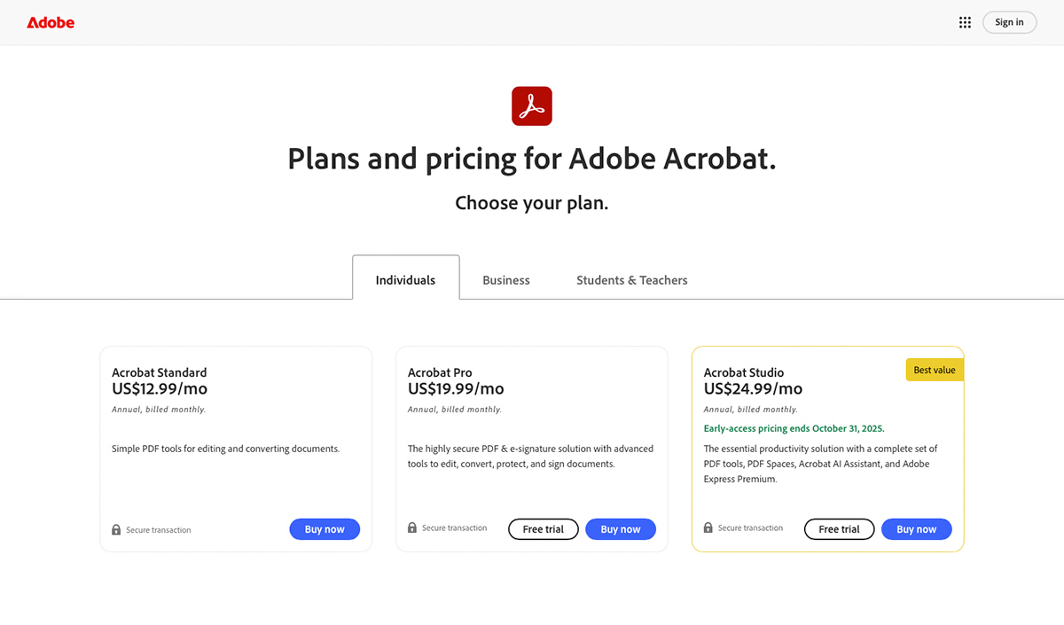 アドビ、PDF機能などが統合されたAI搭載の新プラットフォーム「Acrobat Studio」を発表 ｜デザインを深掘り MdN
