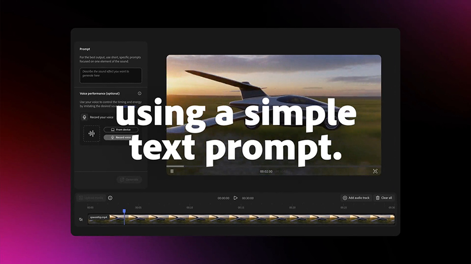 アドビ、「Adobe Firefly Video Model」のアップデートで効果音生成などの機能も追加 ｜デザインを深掘り MdN
