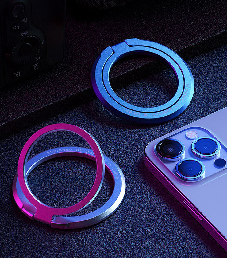 Gloture、強力磁気を備えたMagSafe対応スマホリング「GeeGrace」を発売 ｜デザインを深掘り MdN