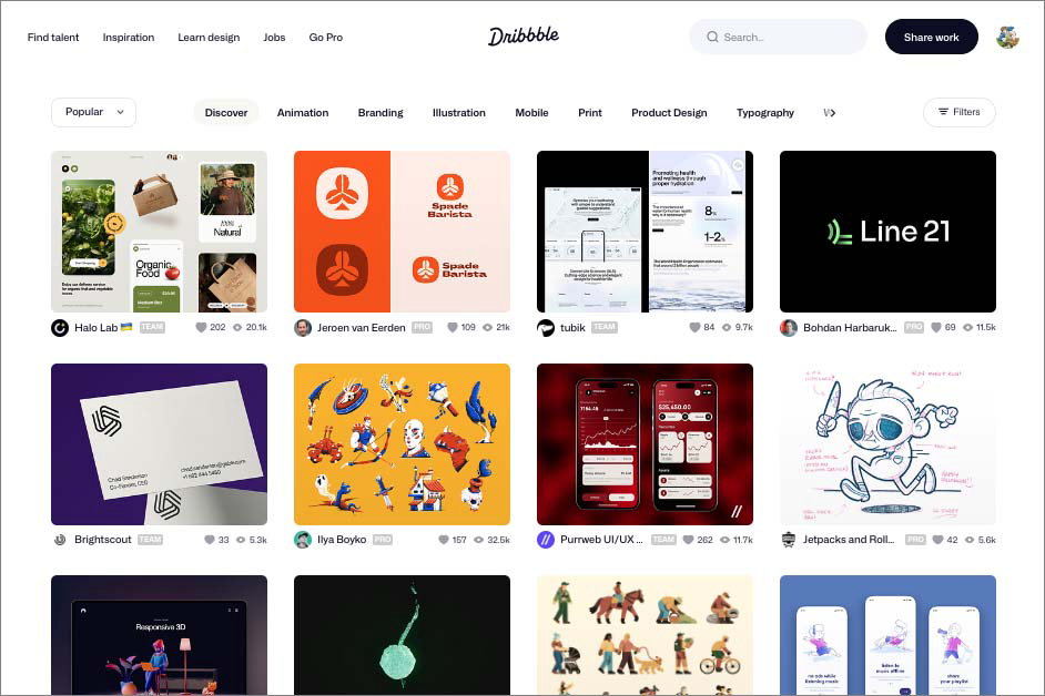 今、再注目されるクリエイター向けSNS「Behance」と「dribbble」を使ってみよう！ ｜デザインを深掘り MdN