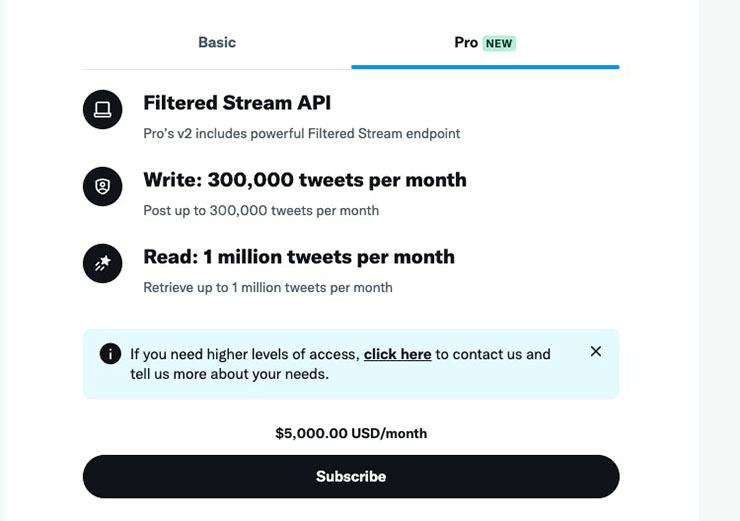 Twitter APIにProが登場 起業家や開発者向け月額約70万円 ｜デザインを深掘り MdN
