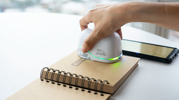 きびだんご、吸水性素材の表面に対応したハンドプリンター「COLOP e-mark create」を発売 ｜デザインを深掘り MdN