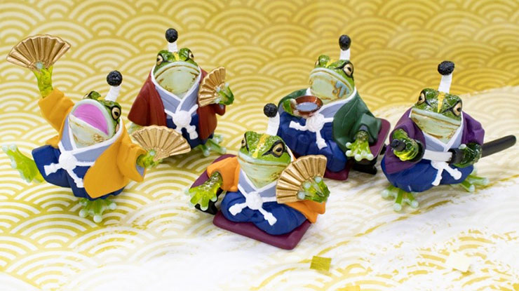 TAMA-KYU、殿様のようなカエルのカプセルトイ「殿様がえる」を発売 ｜デザインを深掘り MdN