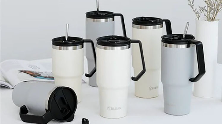 エミナル、ステンレスストローが付いたハンドル搭載タンブラー「WE KLEAN」を発売 ｜デザインを深掘り MdN