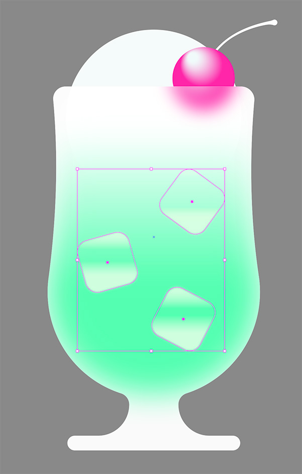 Illustratorでグラデーションを使ったクリームソーダの作り方 ｜デザインを深掘り MdN