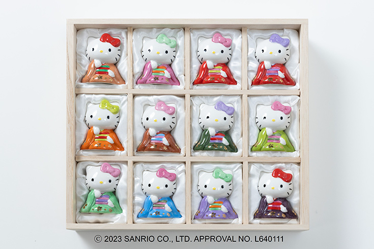 印刷インキや色見本帳で有名なDICがサンリオと初コラボ 数量限定の「日本の伝統色 ハローキティ」 ｜デザインを深掘り MdN