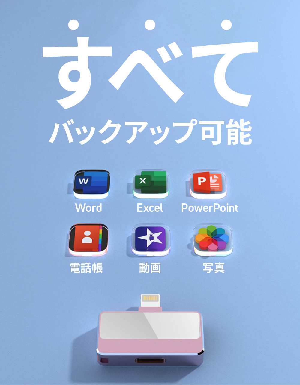 様々なデバイスに接続が可能！iPhone・Androidのデータバックアップが簡単にできるUSBメモリ「CooDisk-G」 ｜デザインを深 ...