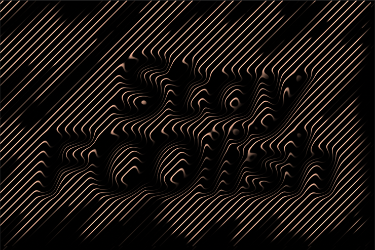 Photoshopで斜めのラインでできた立体的なグラフィック／ロゴを作る ｜デザインを深掘り MdN