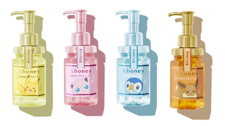 &honey、初のポケモンデザインのパッケージのヘアオイルを発売 ｜デザインを深掘り MdN